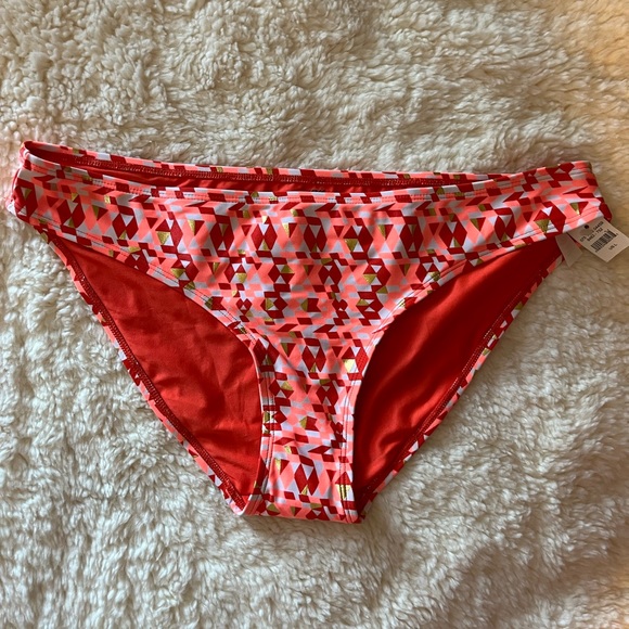 Swim | Nwt Size Large Aerie Orange Bathing Suit Bikini Bottoms | Poshmark